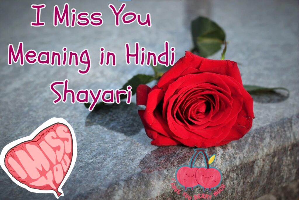 I Miss You Meaning in Hindi Shayari | आइ मिस यू का हिंदी 1
